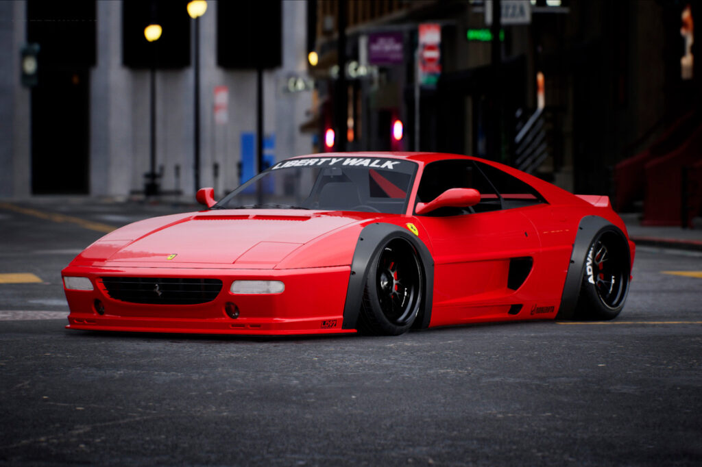 LB-WORKS Ferrari F355 - Liberty Walk | リバティーウォーク Complete car and ...