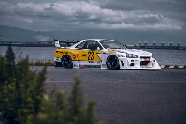 LB-ER34 Super Silhouette SKYLINE Full Complete - Liberty Walk | リバティー ...