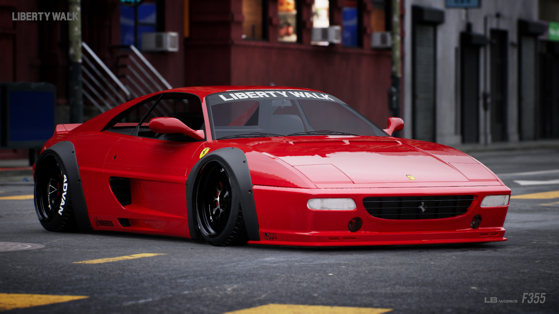 LB-WORKS Ferrari F355 - Liberty Walk | リバティーウォーク Complete car and ...