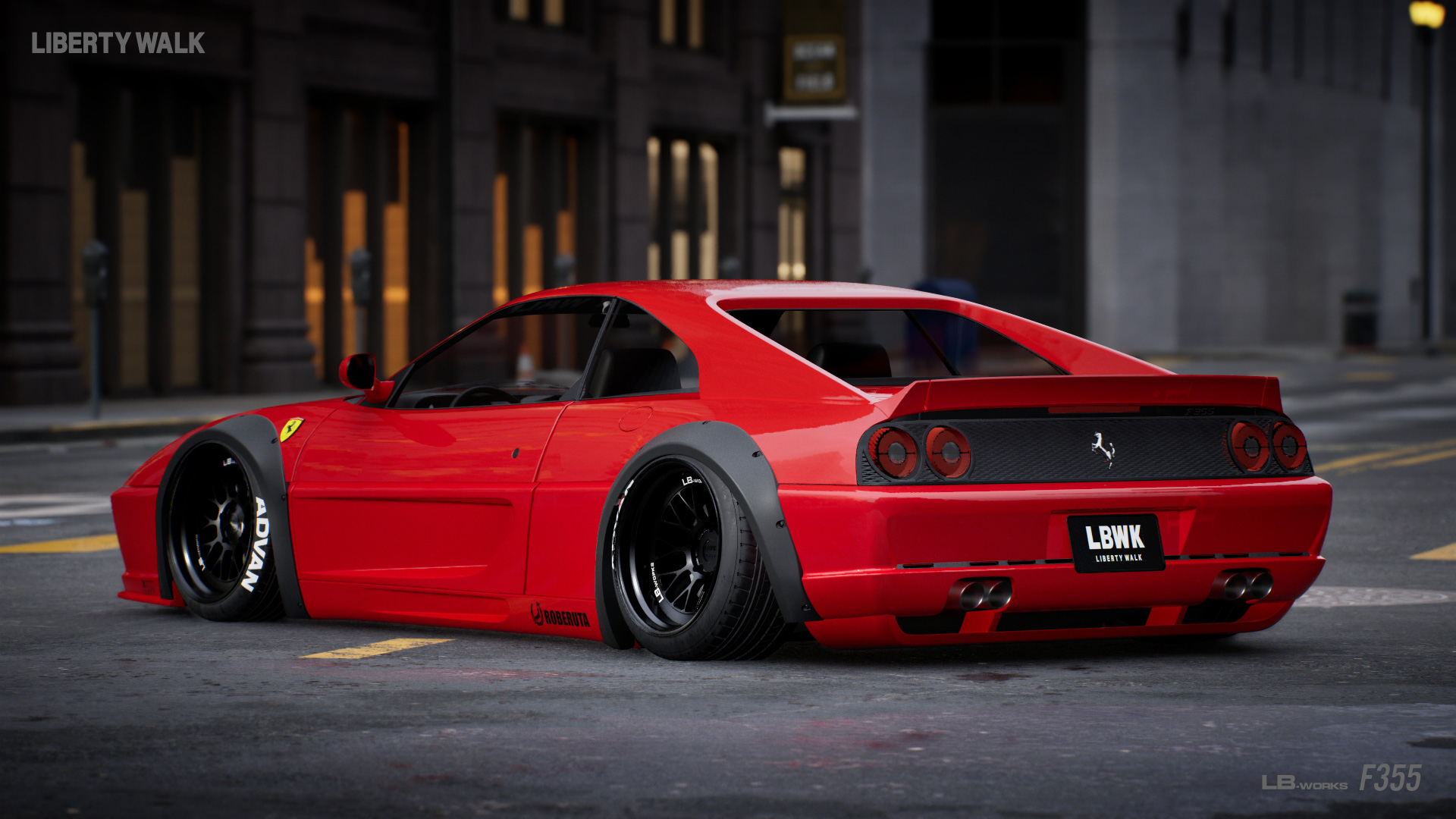 LB-WORKS Ferrari F355 - Liberty Walk | リバティーウォーク Complete car and ...