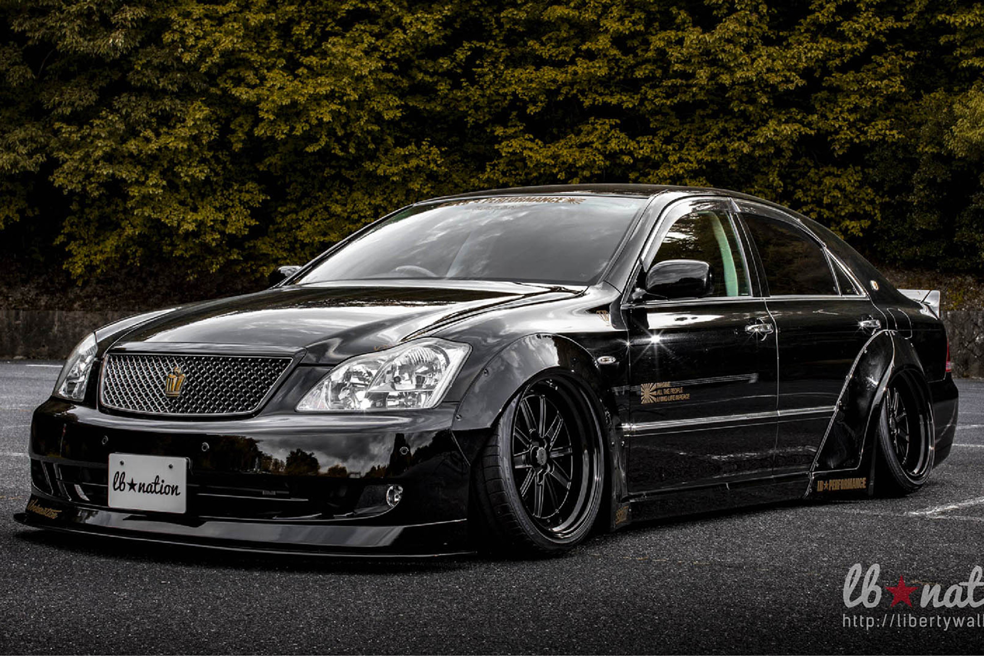 lb★nation x K-BLEAK TOYOTA 18 CROWN - Liberty Walk | リバティーウォーク Complete ...