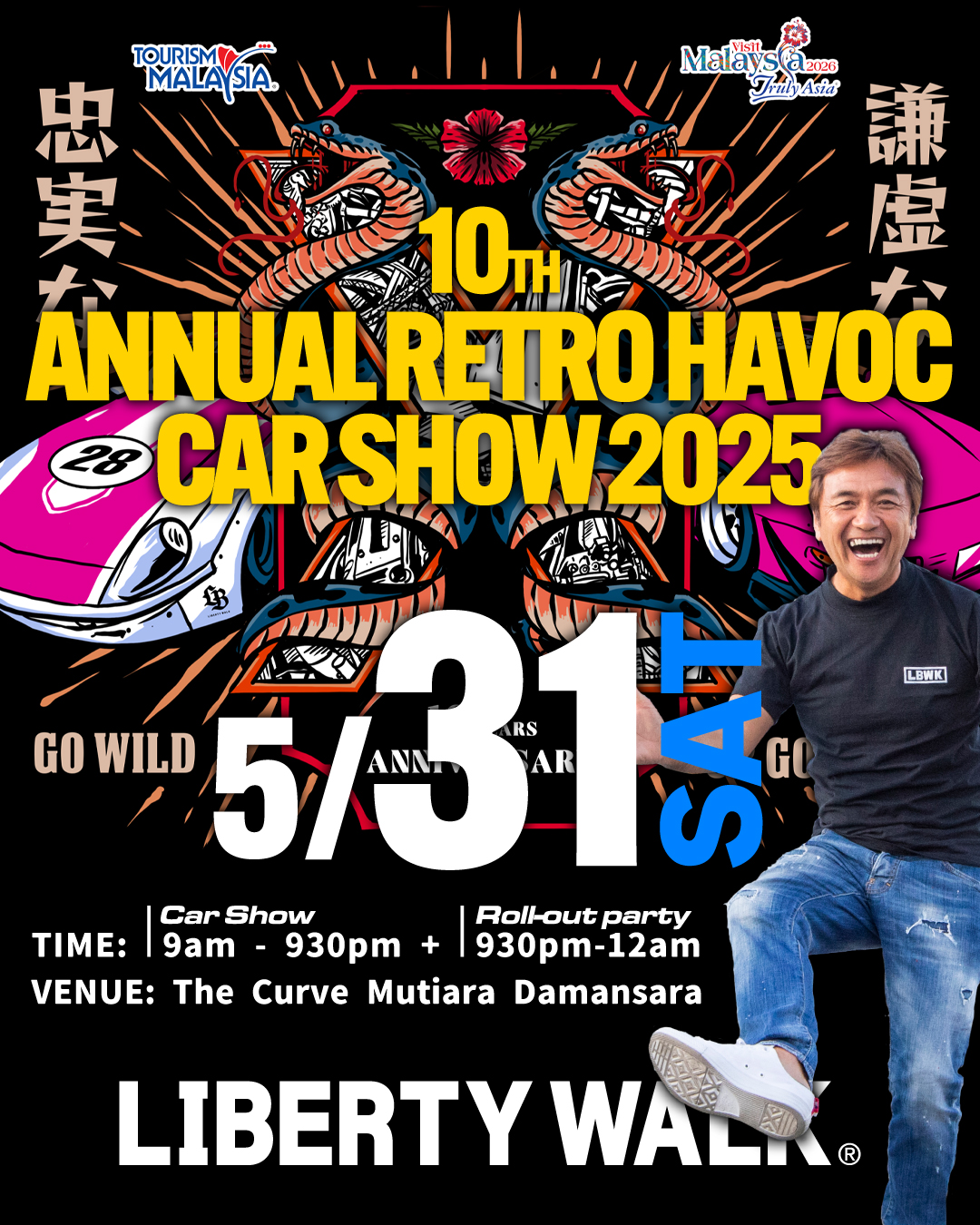 10Th ANNUAL RETRO HAVOC CAR SHOW 2025 - Liberty Walk | リバティーウォーク ...